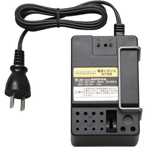 ★商品スペック★ 仕様・規格 電源(V)：100 電源：AC100V→DC12V 仕様・規格2 PROXXON製12Vタイプの機器専用トランス 入数 1個 質量・質量単位 730g 製造国 日本 品番 27508 JANコード 495298...