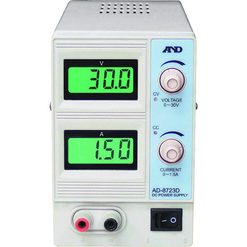 ★特徴★ バックライト付LCD表示です。定電圧、定電流源の2通りの使い方が可能です。場所を取らずに省スペースにおけるスリムタイプです。（幅95mm）30V、1.5Aの直流安定化電源です。 ★用途★ 研究開発、実験設備機器、学校教材、製造ライ...