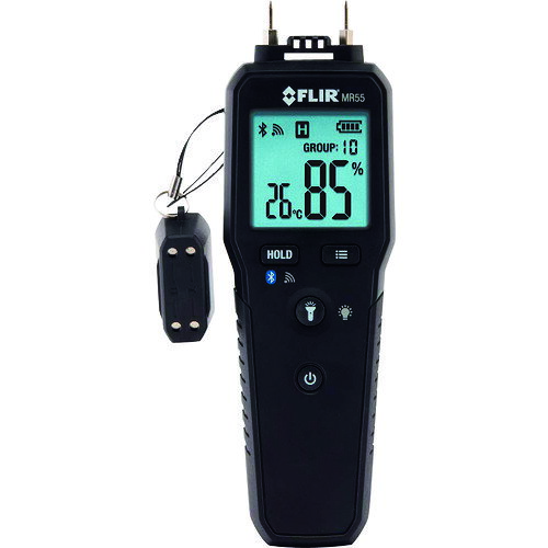 ★特徴★ FLIR MR55はBluetooth対応のピン型水分計です。FLIR Tools Mobileアプリによりスマートフォンやタブレットからでも測定結果を確認できます。内蔵された11種類の材質グループのライブラリによって測定精度がよ...