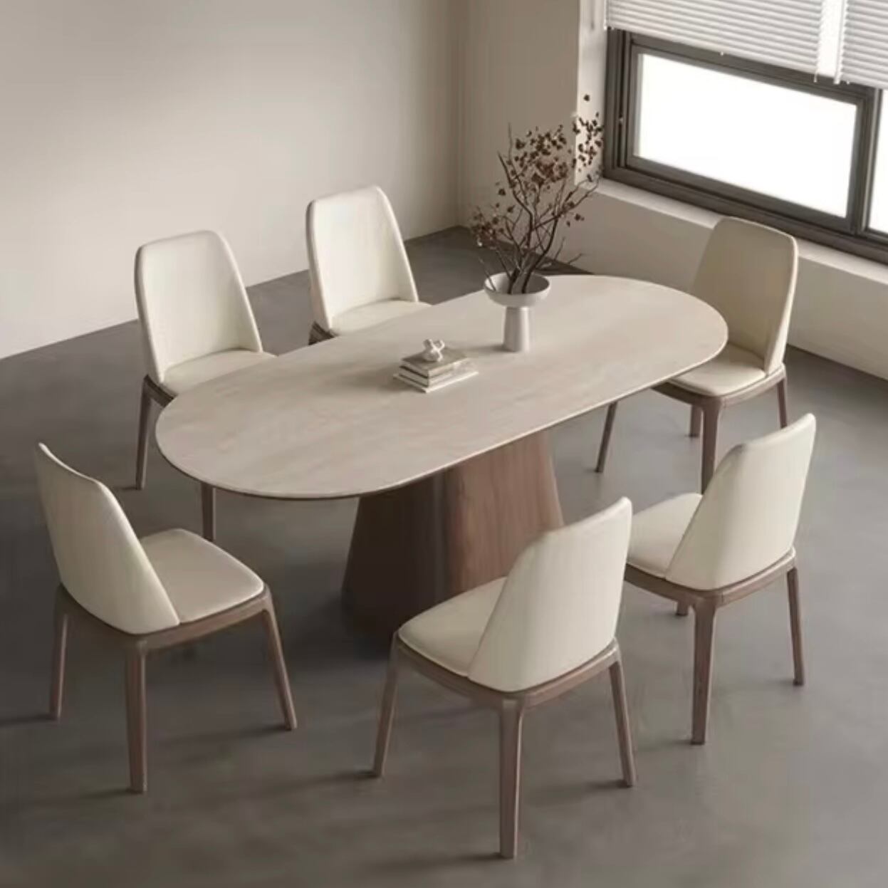 ラウンドダイニングテーブル ダイニングテーブル おしゃれ 6人掛け 4人掛け テーブル 食卓テーブル 160cm 180cm 北欧 ダイニング ブラック 高級 耐高温 食事 リビング 新生活 美しい木目が特徴のこのラウンドダイニングテーブル...