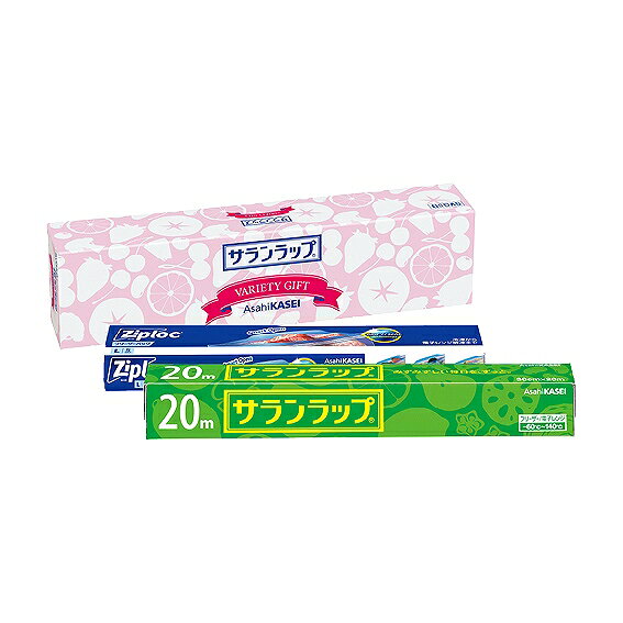 内容/サランラップ［日本製］:30cm×20m×1・ジップロックフリーザーバッグシンプルモデル［タイ製］:L5枚入×1