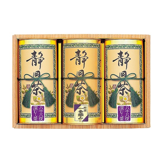 内容/八十八夜深むし茶:100g×2・一番摘み煎茶:100g×1 賞味期限:常温1年