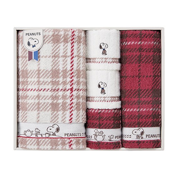 内容/バスタオル:60×120cm×1・フェイスタオル:34×80cm×1・ウォッシュタオル:34×35cm×3 材質/綿100%