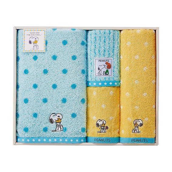 内容/バスタオル:60×120cm×1・フェイスタオル:34×80cm×1・ウォッシュタオル:34×35cm×2 材質/綿100%