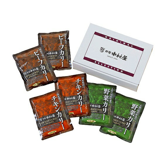 内容/国産牛肉のビーフカリー:170g×2・国産鶏肉のチキンカリー:170g×2・4種の国産野菜の野菜カリー:170g×2《乳・小麦》 賞味期限:常温540日