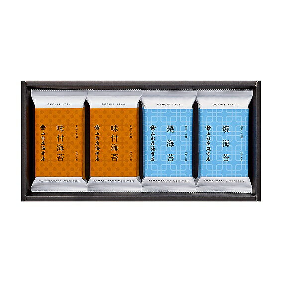 内容/焼海苔5枚詰（8切5枚）×4・味付海苔5枚詰（8切5枚）×4《小麦》 賞味期限:常温1年6ヶ月