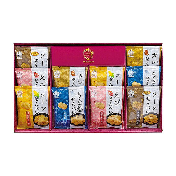 内容/えびせんべい:15g×2・コーンせんべい:15g×2・うま塩せんべい:15g×2・ソースせんべい:15g×2・カレーせんべい:15g×2《乳・小麦・えび》