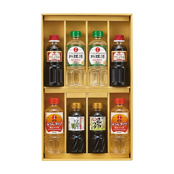 内容/サンビシ特級本醸造しょうゆ:300ml×2・ワダカン昆布つゆ:300ml×1・ワダカンこんぶのおしょうゆ:300ml×1・日の出料理酒:400ml×2・日の出割烹みりんタイプ:400ml×2《小麦》