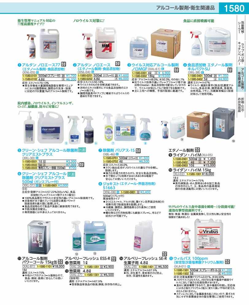 ●容量(L):0.5●成分:次亜塩素酸ナトリウム0.01%、水99.99%99.9%のウィルス食中毒菌を瞬時~1分で殺菌可能!速効攻撃型殺菌料です。無味・無臭・無漂白・金属腐食無く、引火性も無し!安全性を極限まで高めました!・ノロウイルスは...