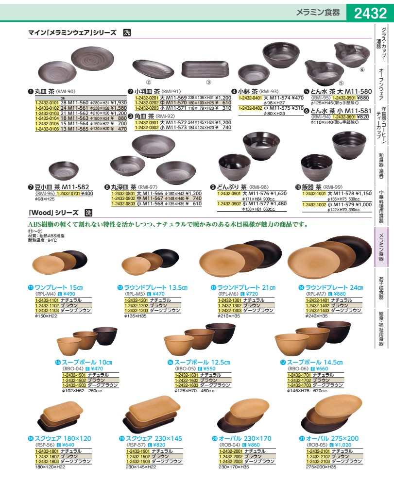 ●直径×高さ(mm):210×H35 ブラウンル●WoodシリーズABS樹脂の軽くて割れない特性を活かしつつ、ナチュラルで暖かみのある木目模様が魅力の商品です。●材質:耐熱ABS樹脂●耐熱温度:94℃