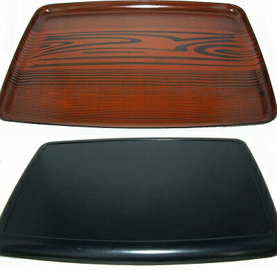 商品情報 サイズ 45.5×32×高さ2.5cmこの商品は 尺5寸胴木目 胴張長手盆 うるし木目【あす楽対応】 ポイント 【在庫限り！最終放出！】 ショップからのメッセージ 4