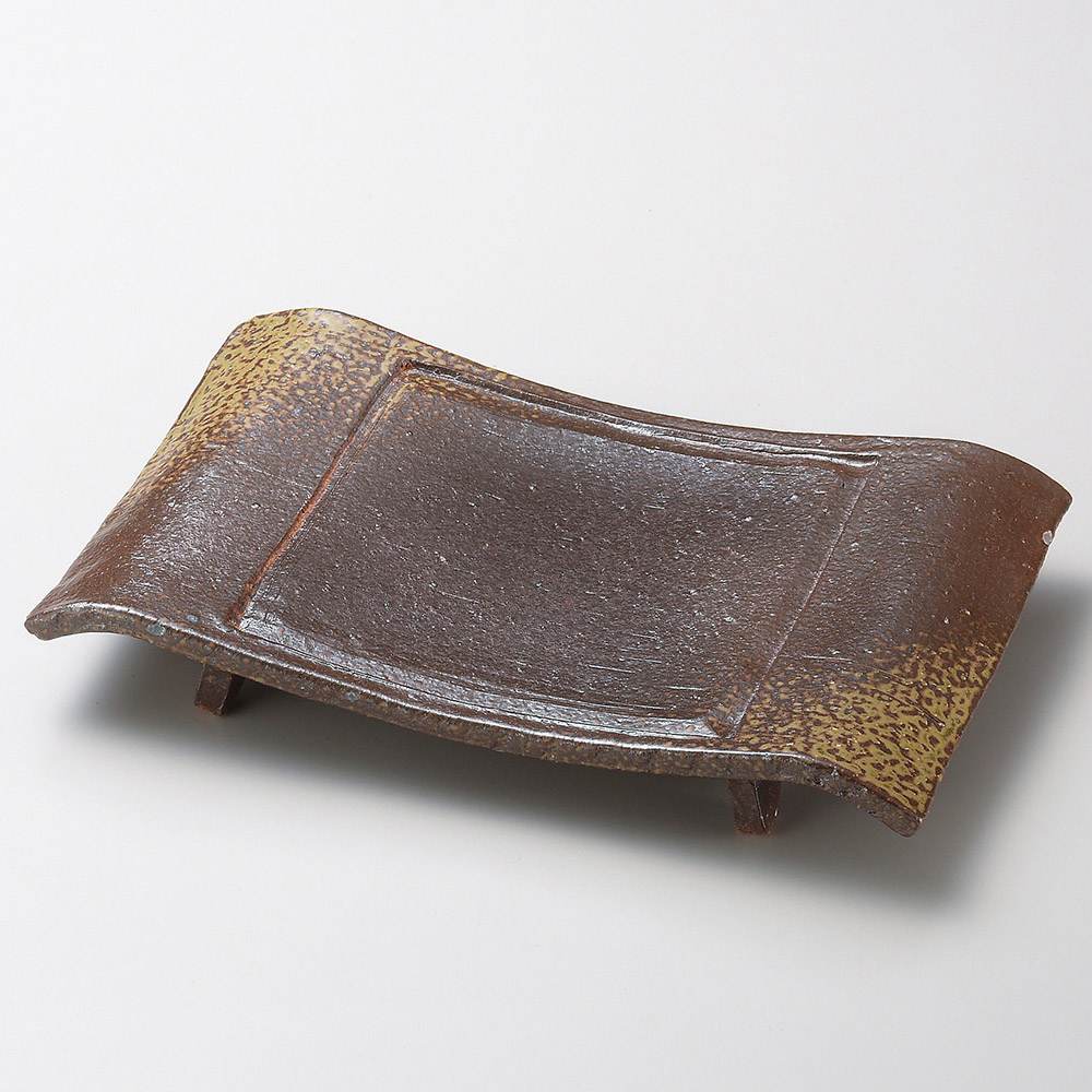 26.5×16.5×3.8cm 陶器