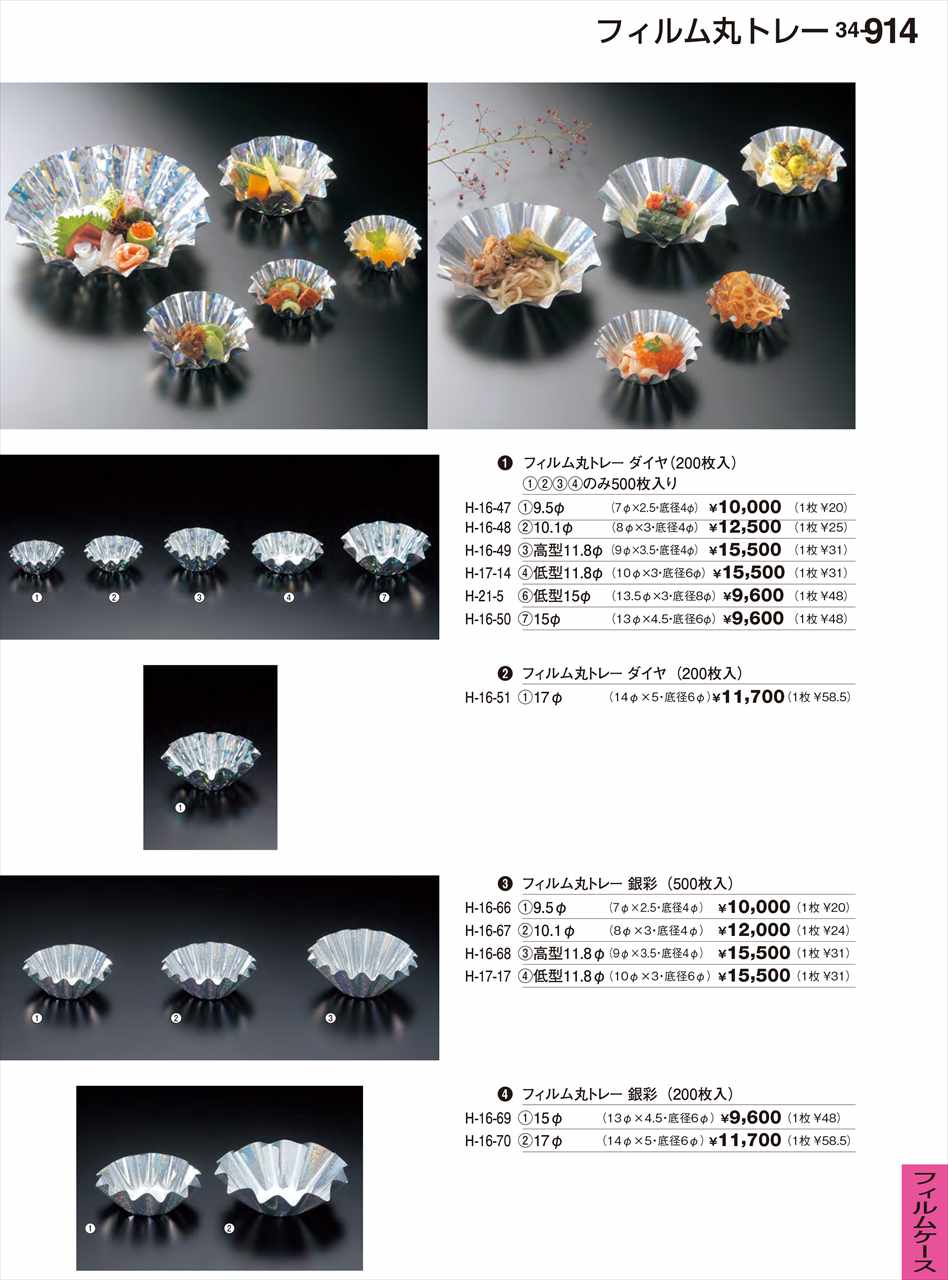 9φ×3.5・底径4φcm