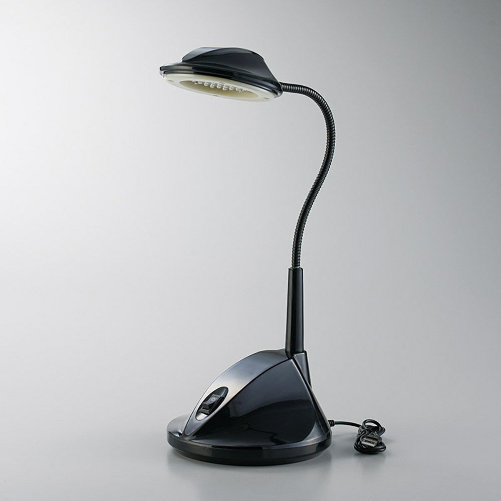 36灯のLED電球搭載のUSB電源で使用するエコ仕様の電気スタンドです。乾電池でも使用することが出来ます（乾電池使用時の連続使用可能時間:約60〜70時間）。単1乾電池3本使用（別売）。 ※ご注文受付：2026年10月30日AM9:00まで...