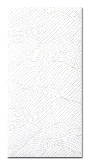 ■手染め祝儀袋2枚入 　寸法：90×180mm ■短冊シール：おめでとう、ありがとう、気もちです　各1枚 　寸法：15×50mm ★ひとことメッセージ★ 手染め和紙を贅沢に使った、封筒タイプの祝儀袋です。和の伝統的な荒波模様です。 おめでと...