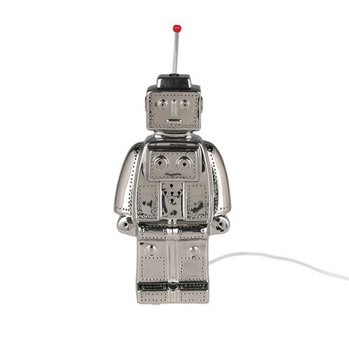 メーカー　： DULTON / ダルトン シリーズ名：PORCELAIN ROBOT LIGHT （ポーセリン ロボット ライト） 品番：DS-0773CR カラー：CHROME タイプ：ROBOT 材質：ポーセリン、スチール 定格電圧：1...