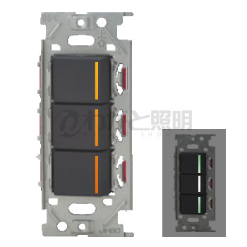 メーカー：JIMBO / 神保電器　　 シリーズ名： NKシリーズ 3路スイッチセット　　　 定格：0.5A/125V ※スイッチセット品にはプレートは付属していません ※片切として使用する場合は、スイッチの0-1端子に接続してください ※...