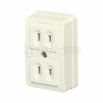 メーカー：Panasonic / パナソニック電工　　 　　　　　 (旧ナショナル National 松下電工)　 シリーズ名：露出コンセント 定格:15A 125V 適用電線:VVF・IVφ1.6、φ2、2mm2、3.5mm2 取付ねじの...