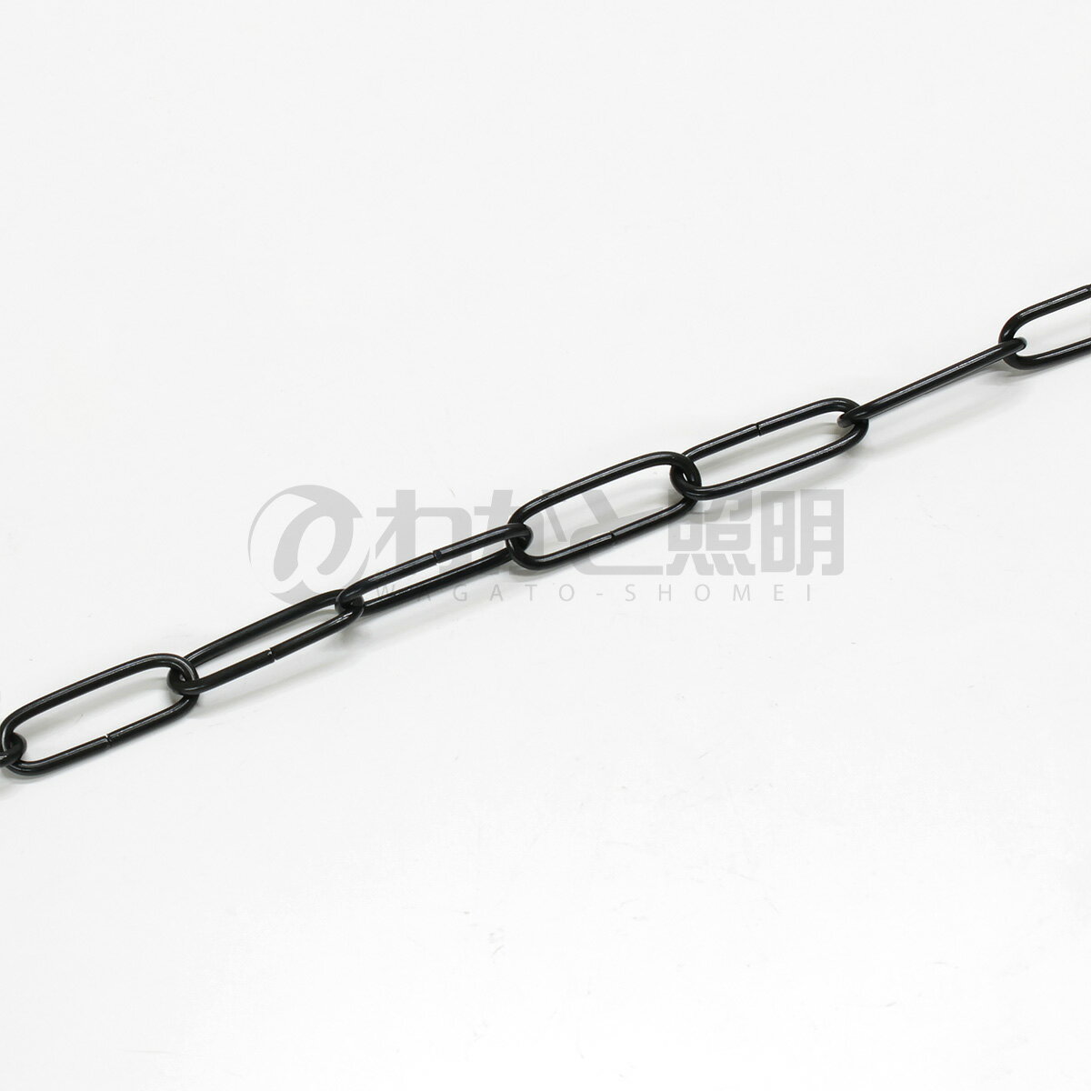 シリーズ名：蛍光灯用クサリ　＃11　黒メッキ 40W×2本器具用 寸法：42.8mm×14.8mm　φ2.9mm カラー：黒メッキ 材質：鉄製 関連キーワード チェーン チェン吊 チエン CHAIN 鎖 吊下げ ハンギング クサリ くさり ...