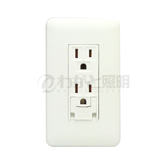メーカー：JIMBO / 神保電器　　 シリーズ名： J・WIDEシリーズ　コンセント組み合わせ 定格：2PE　15A　125V ※この商品は電気工事士による取付工事が必要です。　資格を有しない一般消費者は、取付・取替工事を行うことは法律上...
