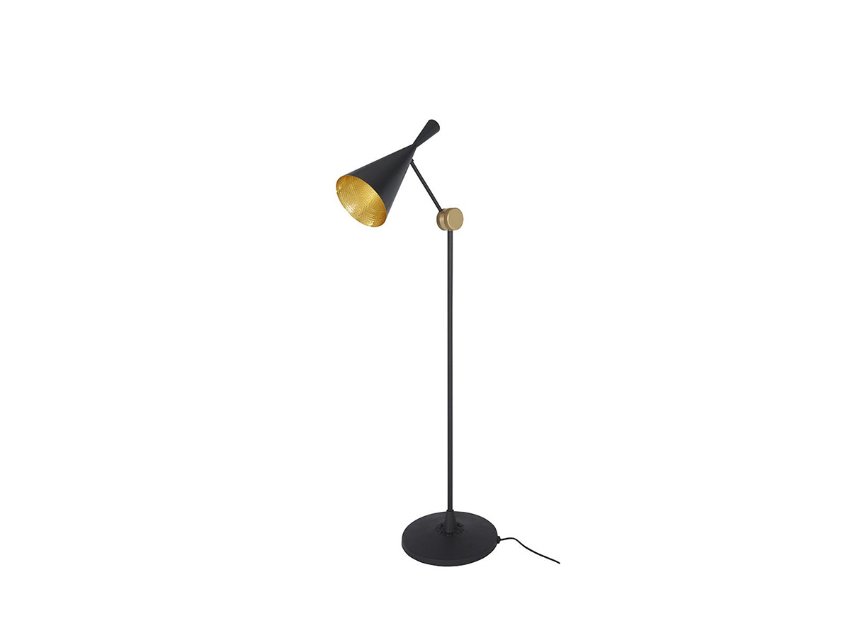 メーカー： Tom Dixon / トム・ディクソン シリーズ名：BEAT（ビート） 【LED内蔵 6.0W】 サイズ：φ350×D590×H1570mm 質量：13.9kg 素材：真鍮/鋼 仕上げ：塗装仕上げ 照明取付け仕様：コンセント/...