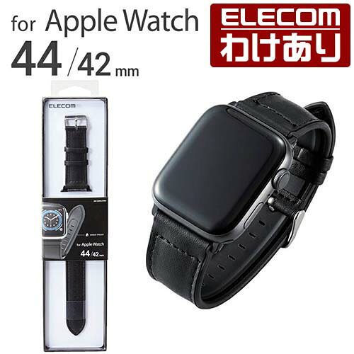 ■コーディネートしやすいヴィーガンレザー※と、耐久性の高いTPU素材を組み合わせたApple Watch Series 7 [45mm]、Apple Watch SE、Series 6、5、4 [44mm]、Apple Watch Seri...