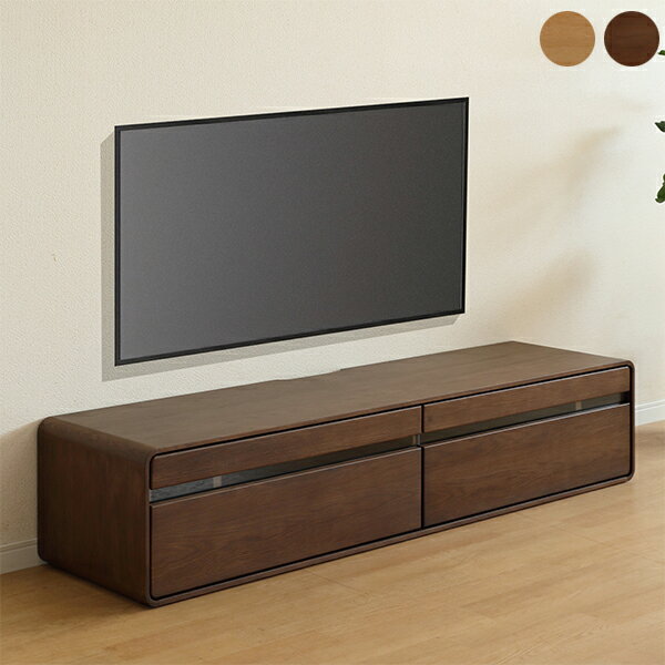 ■Product Details コーナーの丸みが特徴のモダンな幅150TVボードです。 2色有り、お部屋に合わせてお選びください。 サイズ 幅150X奥行39.5X高さ43cm 材質 表面材：ホワイトオーク突板 カラー ライトブラウン・ミ...