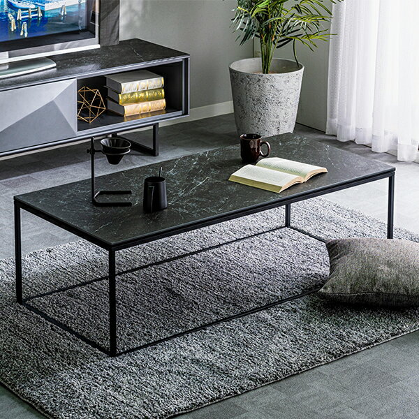 ■Product Details 幅120cm センターテーブル。天板・脚のカラーが選べます。 サイズ 幅120X奥行き55X高さ38cm 材質 強化ガラス　セラミック 天板カラー＆脚カラー 天板カラー　ホワイト(艶有り)・ブラック(艶無し...