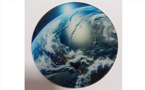 アクリルに様々な画像の印刷をしたジオラマベース　装飾台です トミカなどのミニカー、装飾品の展示などに最適！ フリマやイベント、店舗の什器にもおすすめです。 ※土台のみです。 原材料：アクリル 寸法　直径100mm　厚み2~3mm その他サイ...