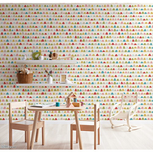 ※この壁紙は10M巻での販売となっておりますが、メーター数の変更は可能となっております。必要数によって金額の変更を行いますので、ご購入時に備考欄へご記入くださいませ。リピート縦92.8cm 横92cm有効幅92cm機能防かび・表面強化シック...