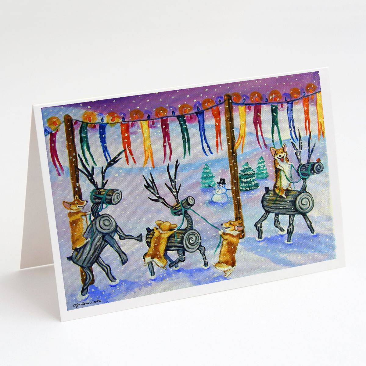 | Caroline's Treasures A7または5x7サイズの二つ折りカード。白いカードはとても滑らかな仕上げで、カードの絵柄をより一層引き立てます。カードにはお揃いの白い封筒が付いています。 | ※商品の仕様やパッケージは予告なく...