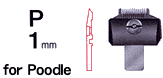 スピーディク 電気バリカン　専用替刃 (プードル　1mm) グラシア・DSC-8(レガート)・SP-3(タピオ)に使用できるスピーディク純正替刃です。 トイプードルなどの小型犬で、目・鼻・足等、特に足元や指の際の細かい部分にお使いいただける...