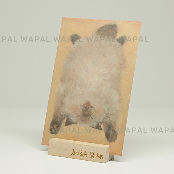 かなしきデブ猫ちゃんの作画を担当した絵本作家「かのうかりん」さんのポストカードです。 タイトルは「ねこごろん」。 かのうかりんさんらしい優しい作画のポストカードに仕上がっています。 作家名：かのうかりん 種別：ポストカード サイズ：100m...