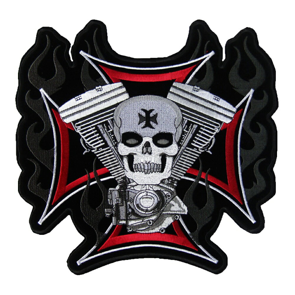 ◇素材:ポリエステル◇サイズ：縦26.8cm 横27.8cm◇生産国：中国◇アイロンワッペン接着方法：ワッペンを貼りたい場所に置き、薄手のタオルなどを当て布してアイロンを当てます。　アイロンの温度は150℃（中温）で5秒〜15秒押し当てます...