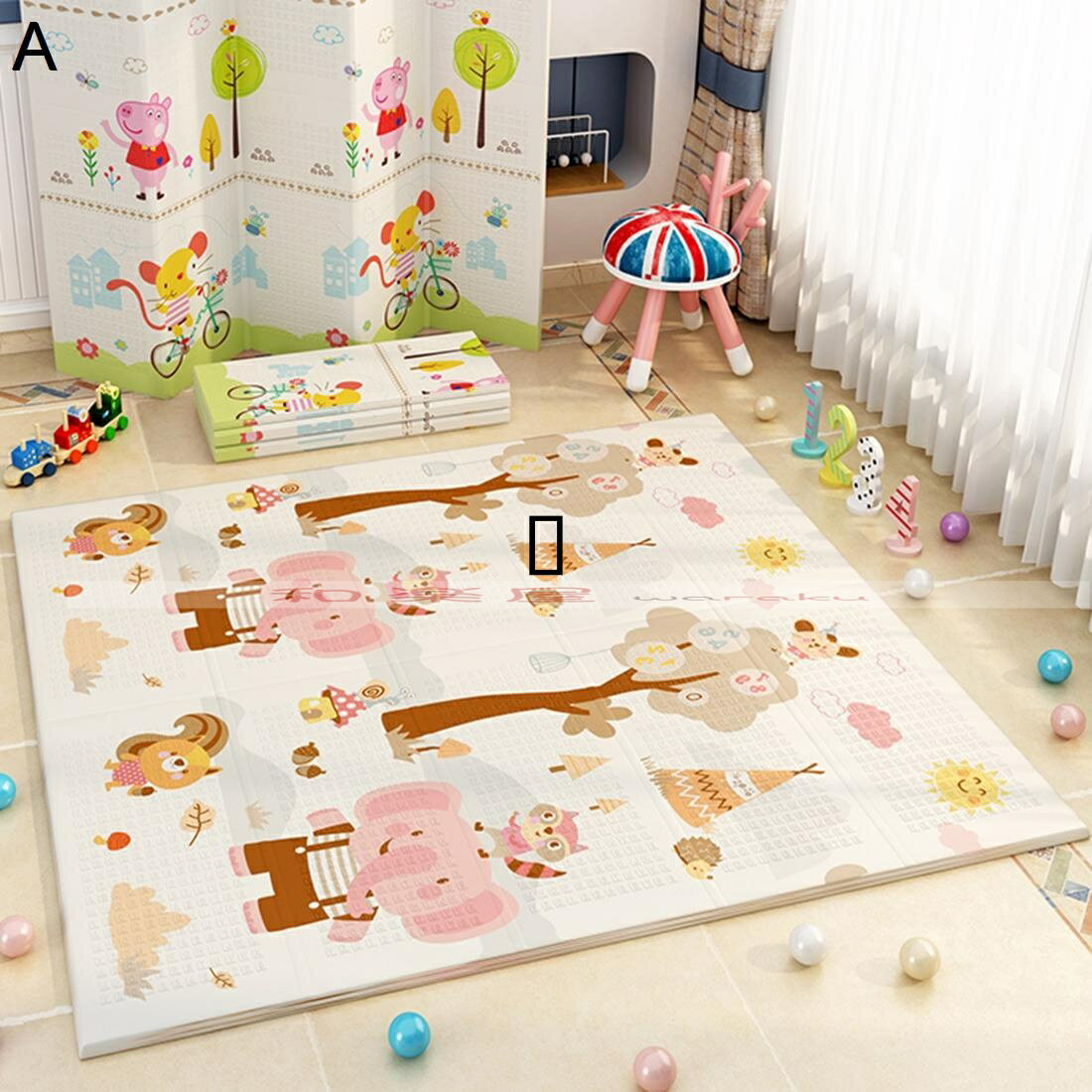 　　　 ◆◇◆人気の秘密◆◇◆ 【安心の素材】無毒、無臭の高密度のXPE素材で作られており、安全、無毒、無味、無公害、防水性があり、柔らかいです。赤ちゃんの肌を傷つけないで、環境にやさしく快適です。耐久性があり、刺激がなく、敏感肌の方や赤ち...