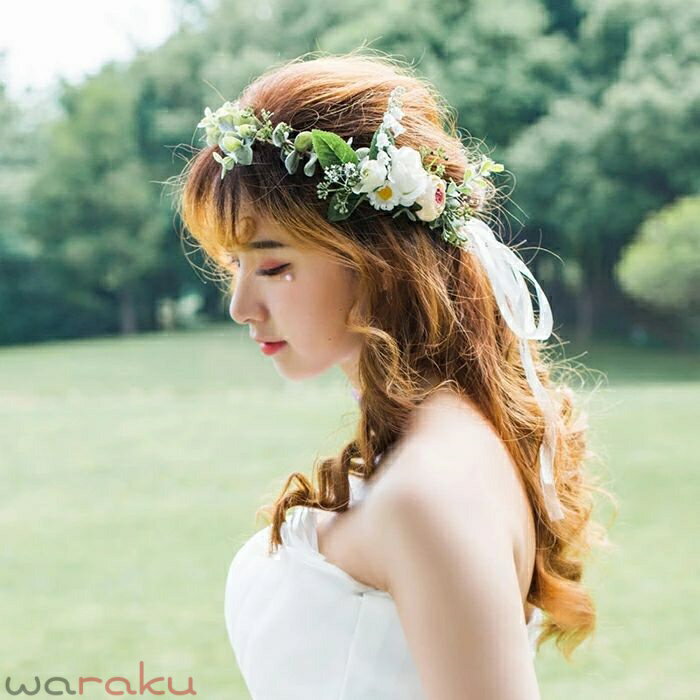 ☆パステルカラーが美しい花冠！☆一生に一度のイベントに花を添えます！☆ゴージャス！でも控えめで絶妙な大きさ！☆シンプルでドレスデザインを邪魔しないのでコーディネートしやすいです。☆結婚式はもちろん、二次会やイベントで大活躍！◆商品内容：花冠...