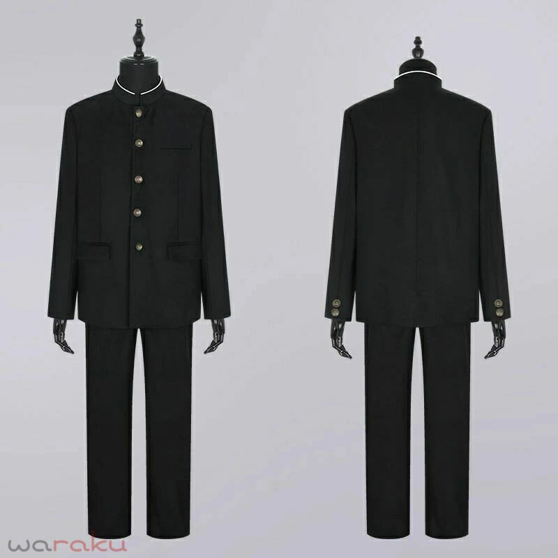 超黒ハイグレード 標準型学生服の規定に準じます。上着は高級背抜き仕立て、前ダーツあり詰襟 ズボンはノータック斜めポケットストレート型 【素材】ポリエステル100% ※注意事項 サイズ・重量は、多少の誤差が生じる場合がございます。 お使いのブ...