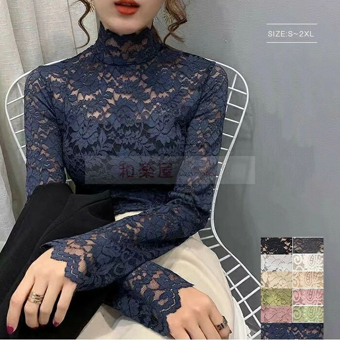 商品名 レースブラウス lx-ch-002 素材 ポリエステル カラー ブラック　オフホワイト ホワイト グリーン ピンク ネイビー（写真参照） ※モニターの発色の具合により実際の商品と色が異なる場合がございます。 サイズ(cm) S: お...