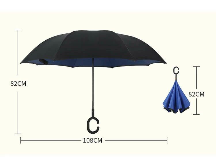 ■商品名逆さ傘 さかさ傘 傘 レディース 長傘 雨傘 日傘 おしゃれ かわいい 晴雨併用 梅雨対策 UVカット 逆さま傘 逆折り式傘 逆開き傘 晴れ雨兼用 折りたたみ 強力撥水 遮熱 耐風■■カラーブラック/ブルー/レッド/ネイビー/オレン...