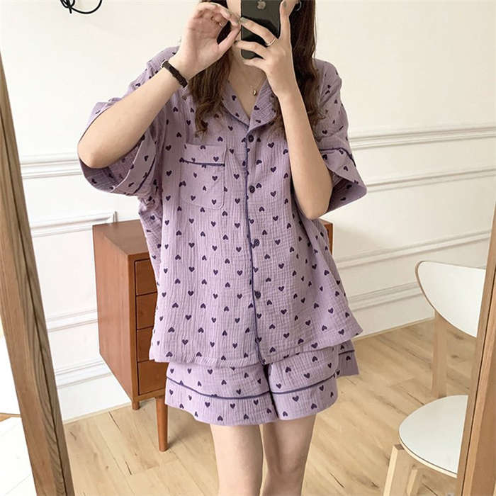 商品名 パジャマ　zj-ck-101 カラー パープル、ブルー、ピンク（写真参考） ※ モニターの発色の具合により実際の商品と色が異なる場合がございます。 サイズ（cm） *参考体重：42..5-52.5KG(S) 52.5-57.5KG(...