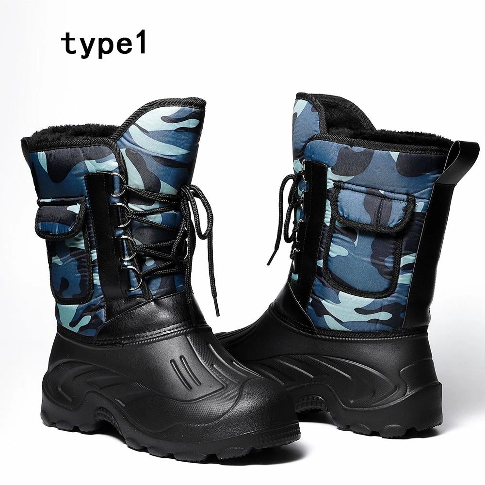 この商品について 【暖かい裏地】スノーブーツ 裏地には高密度なファー生地を使用し、足を優しく包み、高い保温性を実現します。ハイカットデザインで足をもっと全面的に寒さから守れます。厳冬になってもお客様の両足を寒気から守ります。 【滑り止め】：...