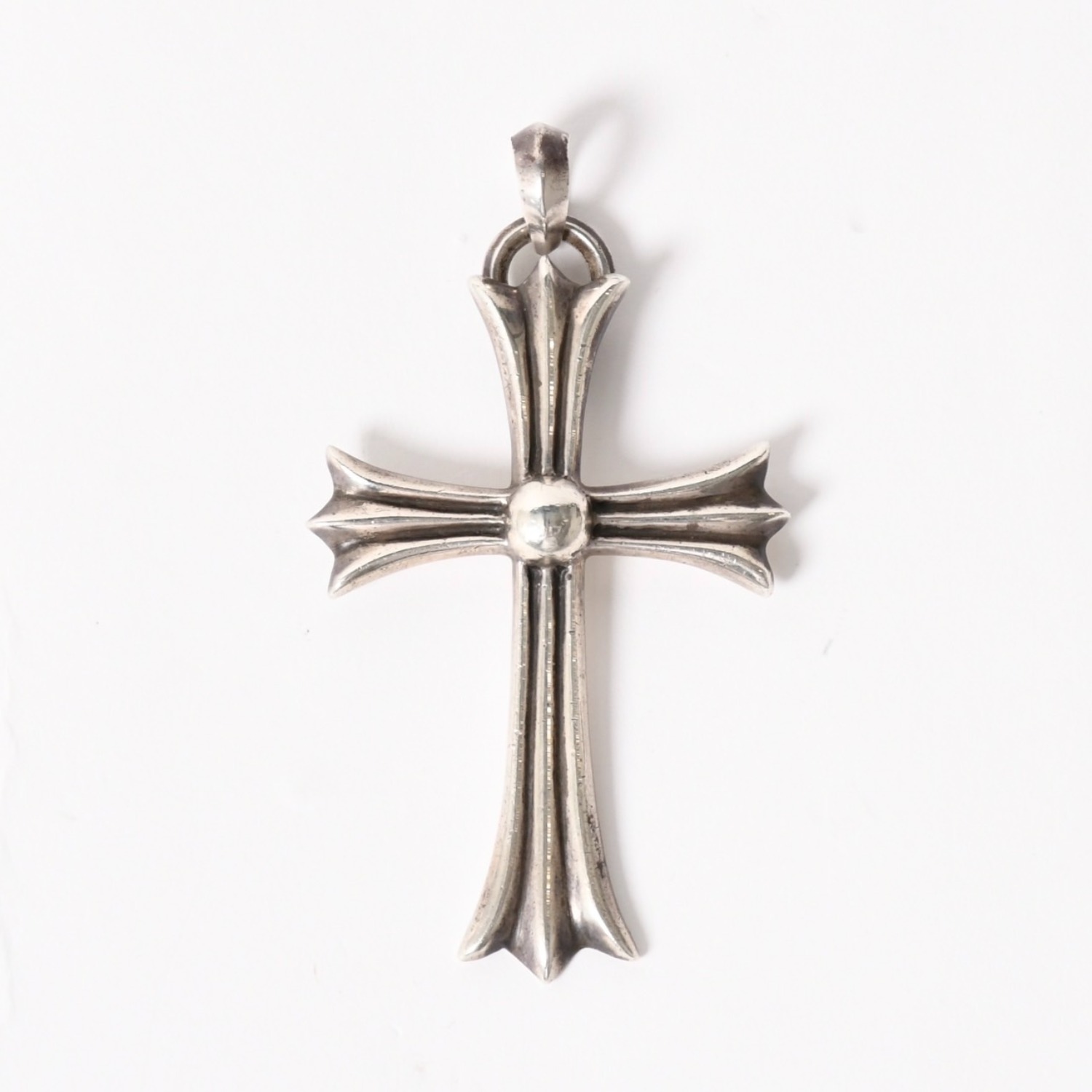 商品詳細 【商品名】 CHROME HEARTS クロムハーツ ラージクロス ベイル ネックレス 重量約39.5g STERLING刻印 スターリング シルバー 美品 中古 4a005596 【ブランド】 CHROME HEARTS/クロム...