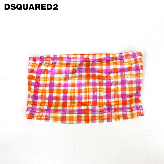 ディースクエアード（DSQUARED2）レディース ベアトップ・チューブトップ チェック柄ベアトップス マルチカラー系 イタリア製（サイズ/XS）*ds1104■ コンディション【新品 / メーカー在庫品 / 長期ストック品】■ 商品情報メ...