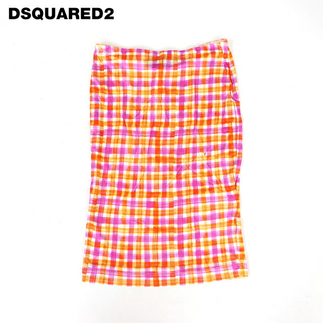 ディースクエアード（DSQUARED2）レディース ベアトップ・チューブトップ チェック柄ベアチュニック マルチカラー系 イタリア製（サイズ/XS）*ds1105■ コンディション【新品 / メーカー在庫品 / 長期ストック品】■ 商品情報...