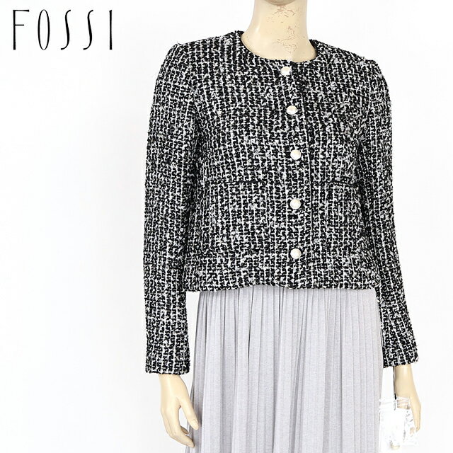 原産地：日本　色： ブラック系表地: ポリエステル 62 ウール 35 ナイロン 3 裏地: ポリエステル 100 部分: (数字は％表示です)　伸縮性：×サイズ：40　着丈：46　肩幅：35　胸囲：92　袖丈：57　(cm)　商品備考：　...