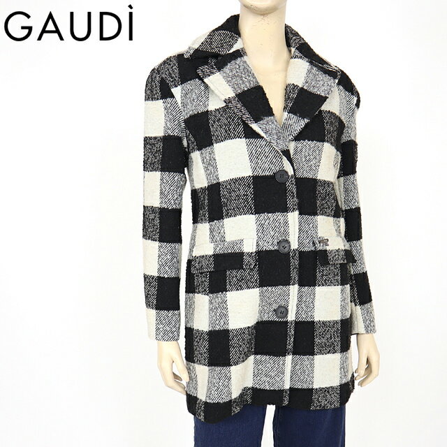 原産地：中国　色： ブラック系表地: ポリエステル 86 ウール 10 指定外繊維 4 裏地: 部分: (数字は％表示です)　伸縮性：×サイズ：40　着丈：79　肩幅：45.5　胸囲：93　袖丈：54.5　(cm)サイズ：42　着丈：80　...