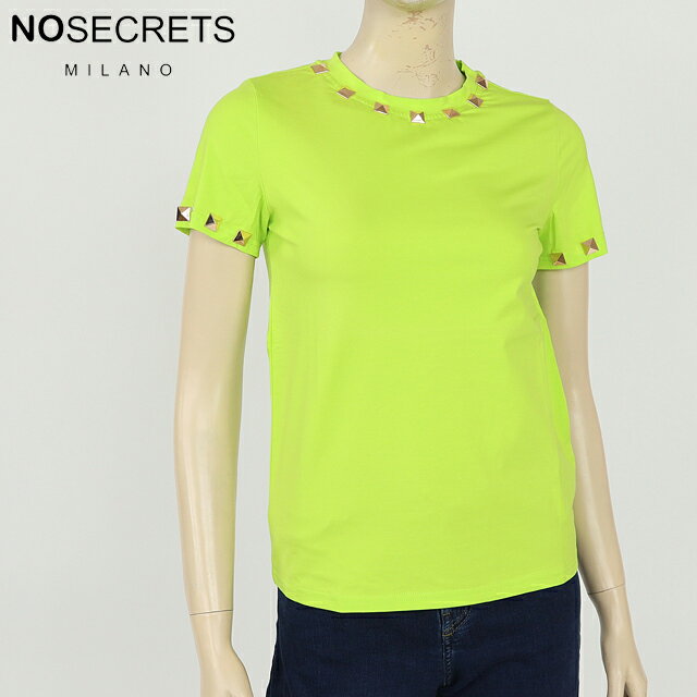 原産地：中国　色： グリーン系表地: 綿 95 ポリウレタン 5 裏地: 部分: (数字は％表示です)　伸縮性：〇サイズ：38　着丈：56.5　肩幅：34　胸囲：78　袖丈：15　(cm)サイズ：40　着丈：58　肩幅：35.5　胸囲：83...