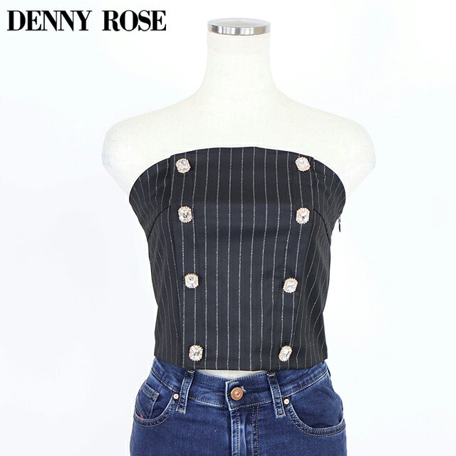 原産地：イタリア　色： ブラック系表地: ポリエステル 63 レーヨン 34 ポリウレタン 2 1（メタリック） 裏地: 部分: (数字は％表示です)　伸縮性：×サイズ：40　着丈：20.5　胸囲：74　(cm)　商品備考：【アウトレット ...