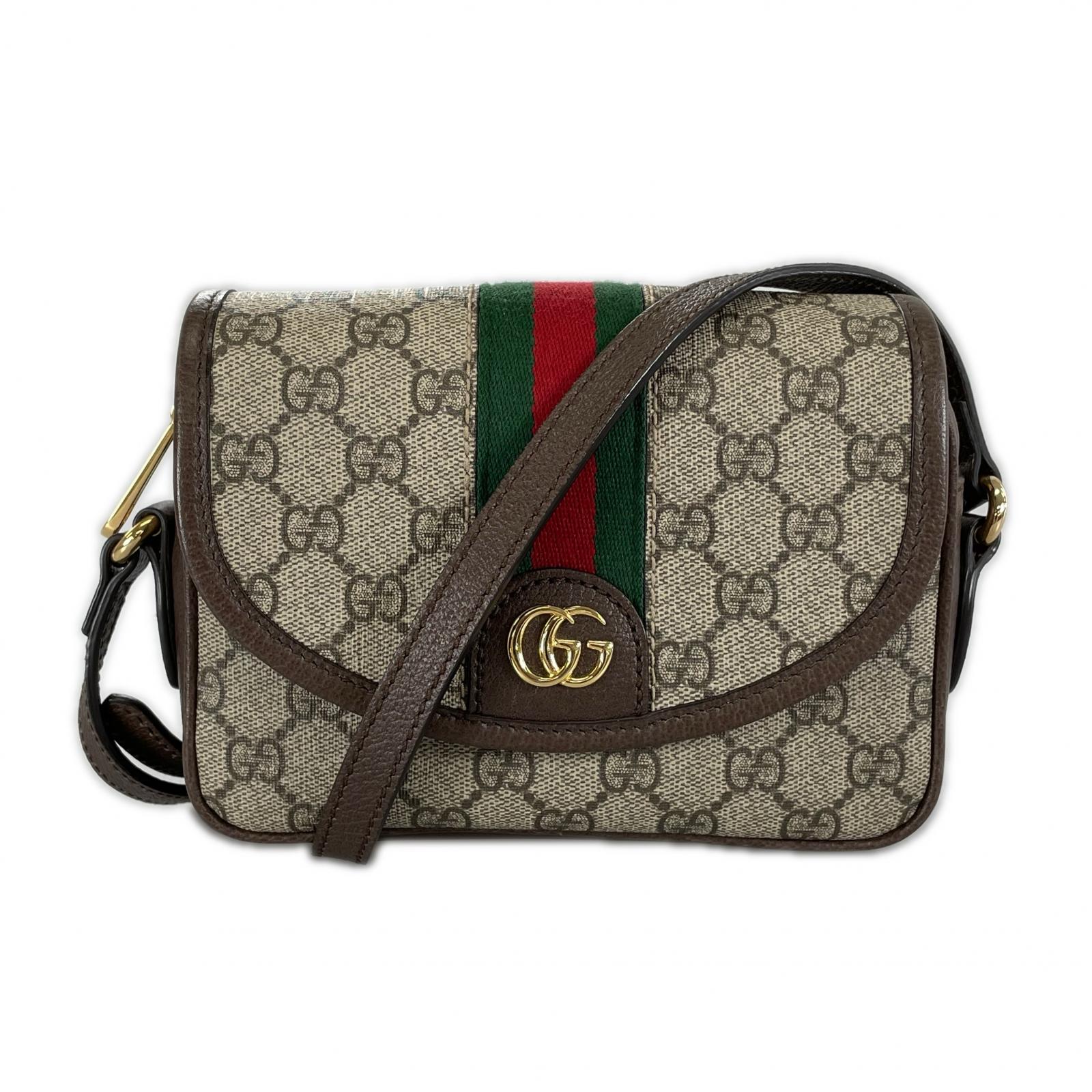 #ファッション小物 #コンディションAランク #ショルダーバッグ #バッグ #ブラウン系 #GUCCI美品 GUCCI グッチ GGスプリーム シェリーライン 772239 ショルダーバッグ ブラウン レディース【中古】【送料無料】 ブラン...