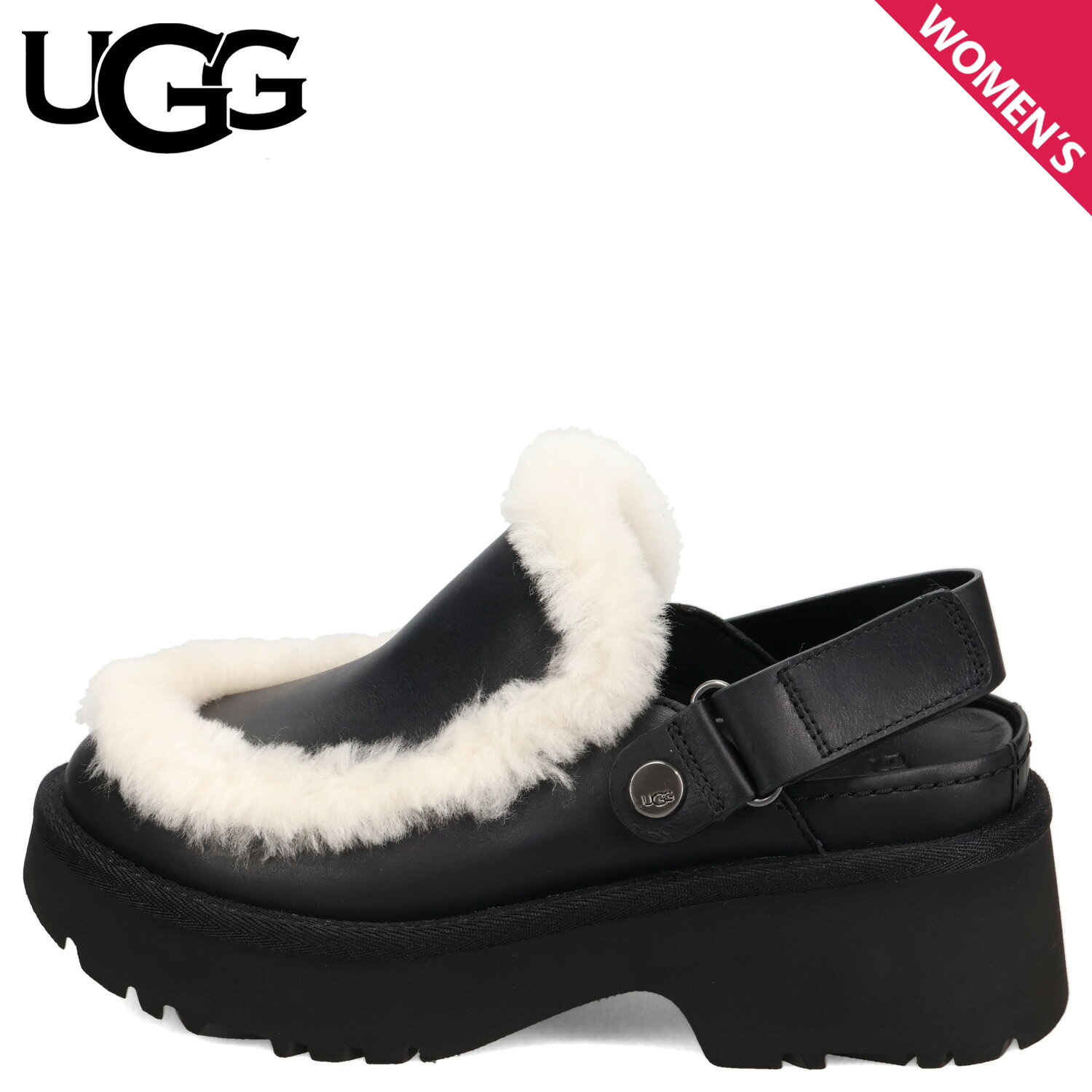 商品説明 【ビーチスタイルからラグジュアリーまで世界中が認めるブランド UGG】 伝統的なディテールに新たな命を吹き込むEsmee Leather Clog(エスミー レザー クロッグ)。レザーのアッパーと贅沢なシープスキンのスピルシームを...